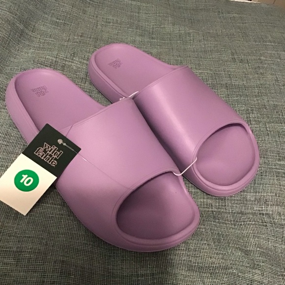 wild fable | Shoes | Wild Fable Womens Purple Slide Sandalssize Brand ...